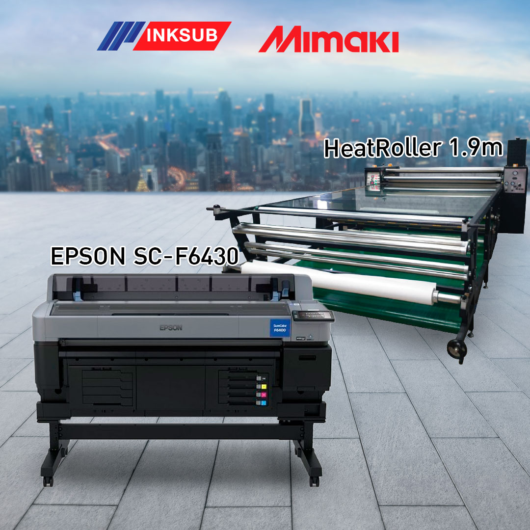 เครื่องสกรีนเสื้อ F6430 + HeatRoller 1.9m - Mimaki Thailand